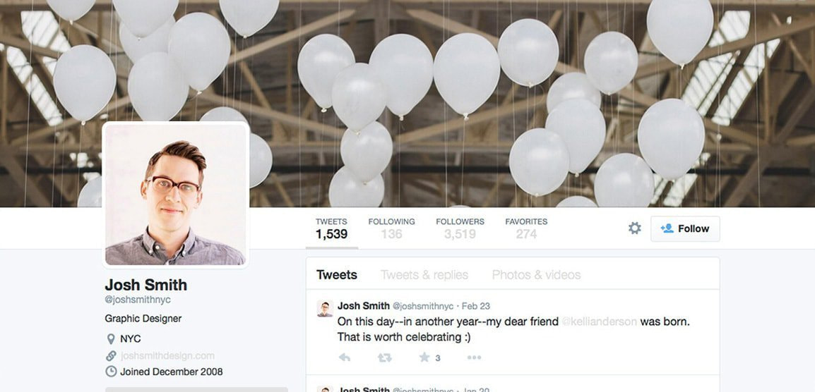 Beautiful Twitter banners