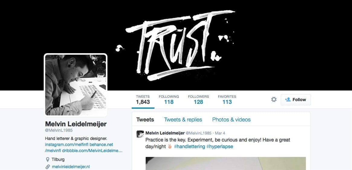 Beautiful Twitter banners