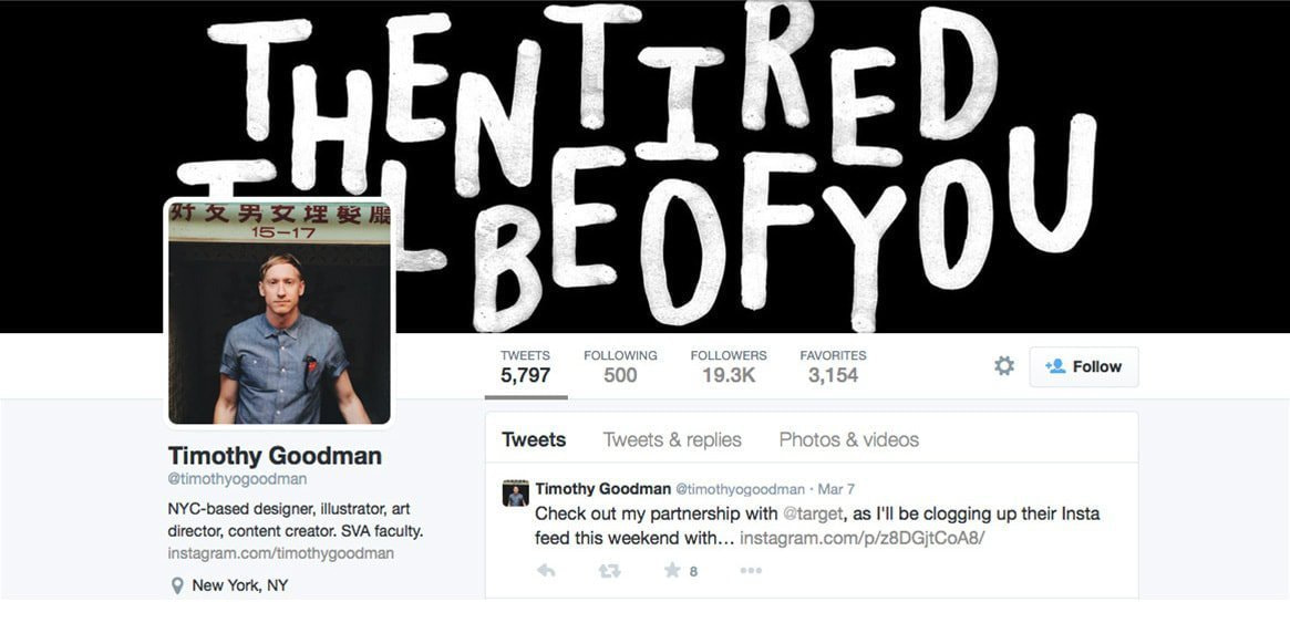 Beautiful Twitter banners