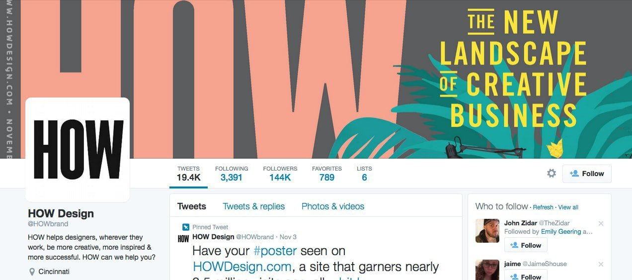 Beautiful Twitter banners