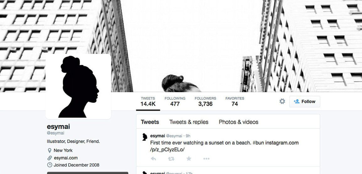 Beautiful Twitter banners