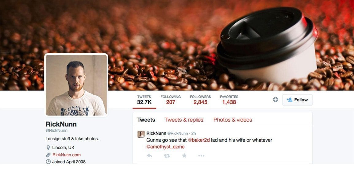 Beautiful Twitter banners