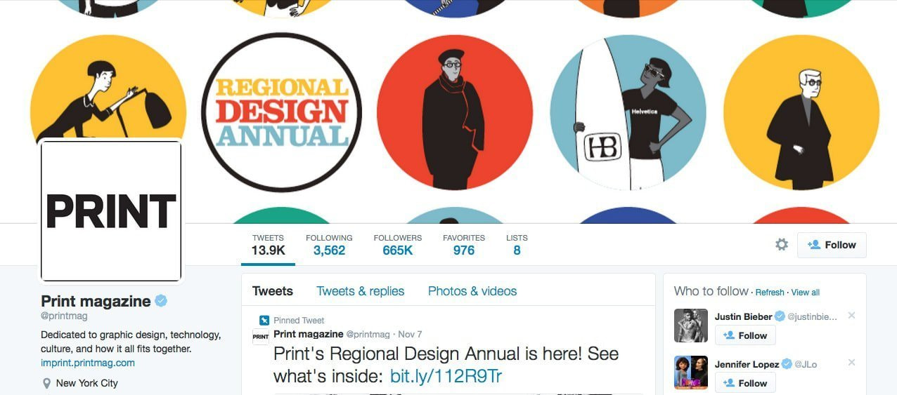 Beautiful Twitter banners