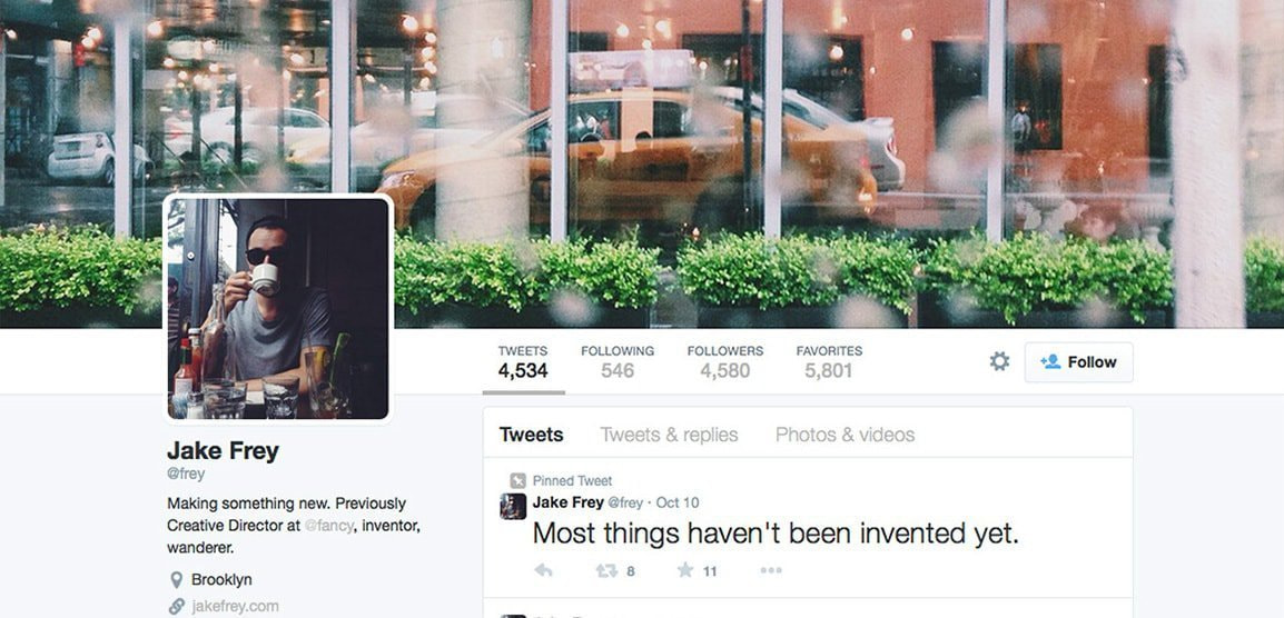 Beautiful Twitter banners