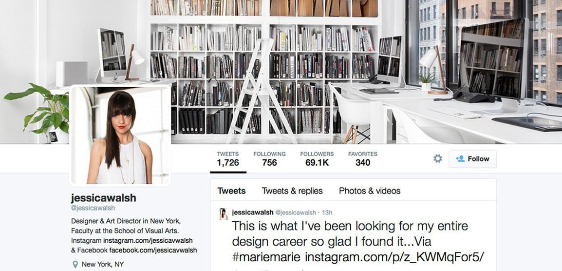 Beautiful Twitter banners