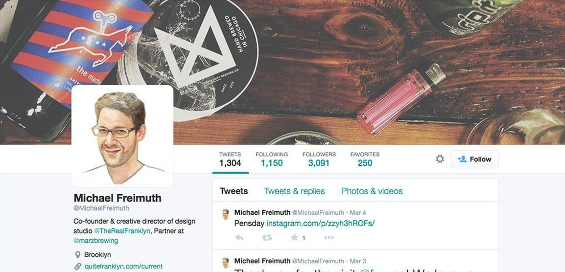 Beautiful Twitter banners