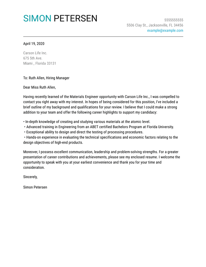 Simple Cover Letter For Cv Discount Compare Save 64 Jlcatj gob mx