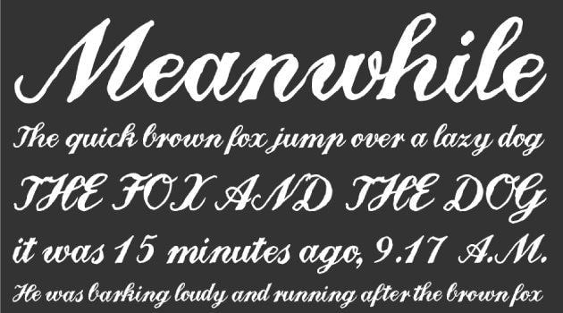 60 letras cursivas gratuitas para tus diseños