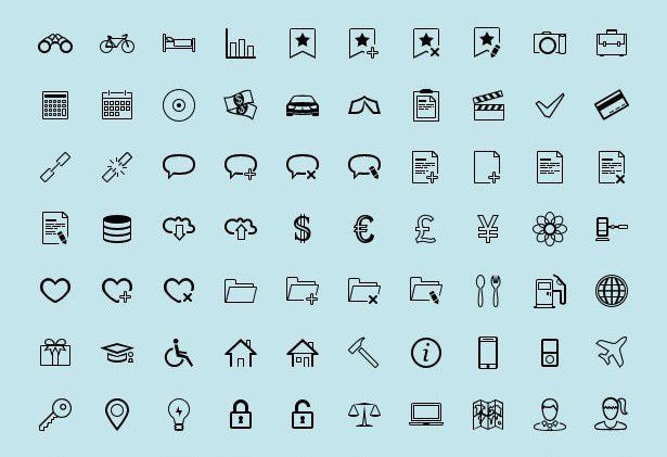 60 grupos de íconos gratis para tus diseños contemporáneos