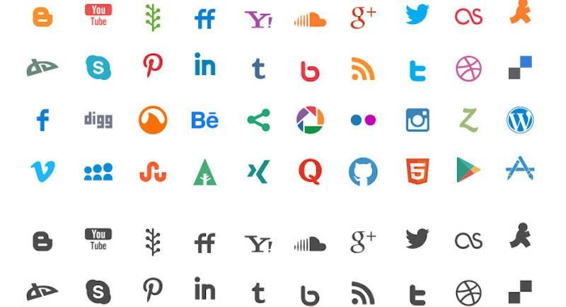 Los 22 mejores paquetes de iconos para redes sociales gratis