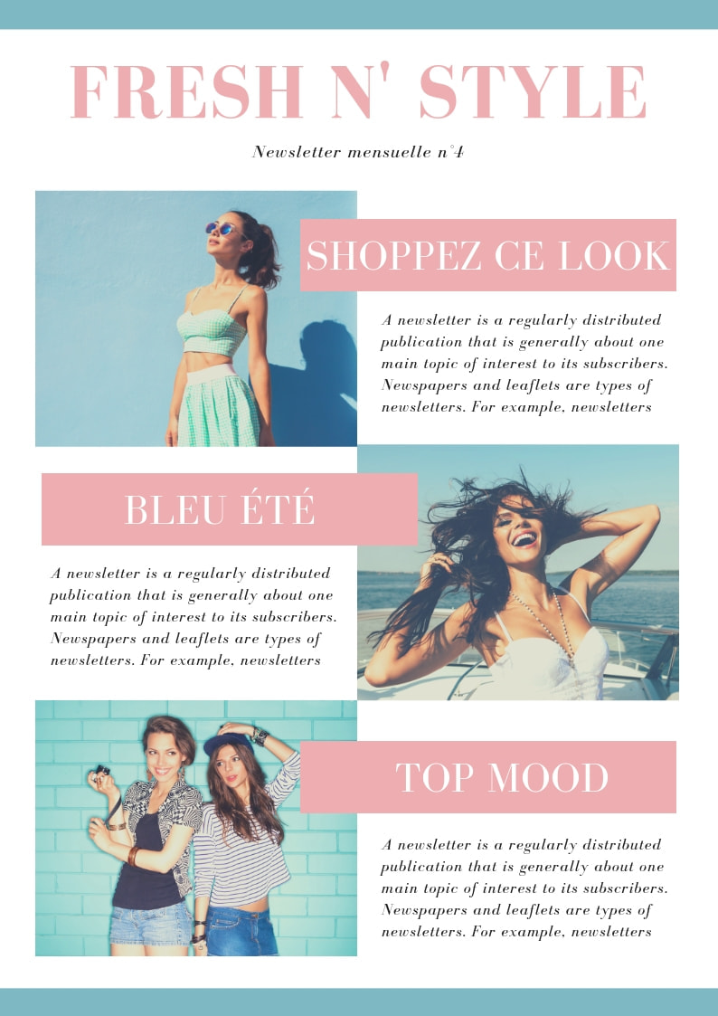 Guide de création d'une newsletter design (+ templates) - Canva