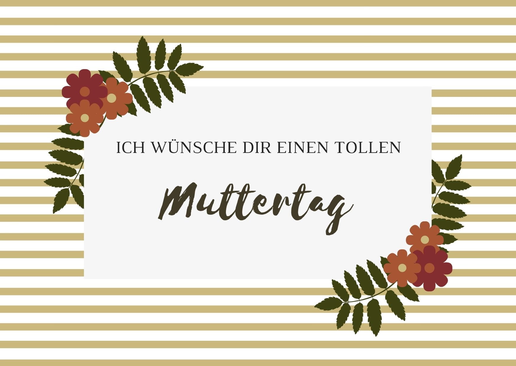 24 schöne Vorlagen für Muttertagskarten zum Gestalten