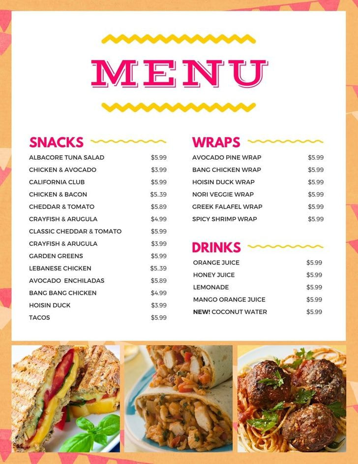 10 Táticas de Design de Cardápios e Modelos Grátis