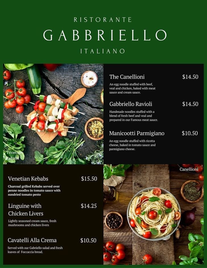 10 Táticas de Design de Cardápios e Modelos Grátis