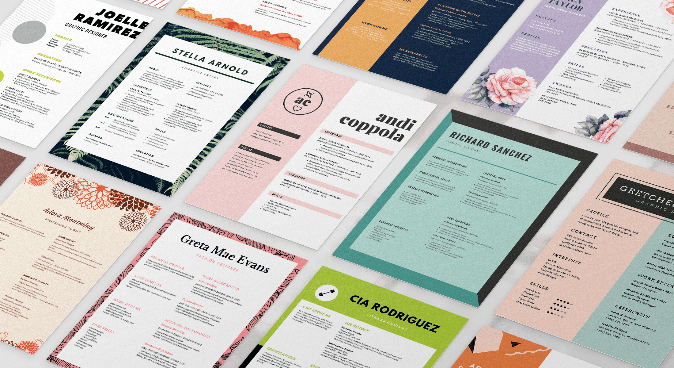 Resume dan Curriculum Vitae - Canva