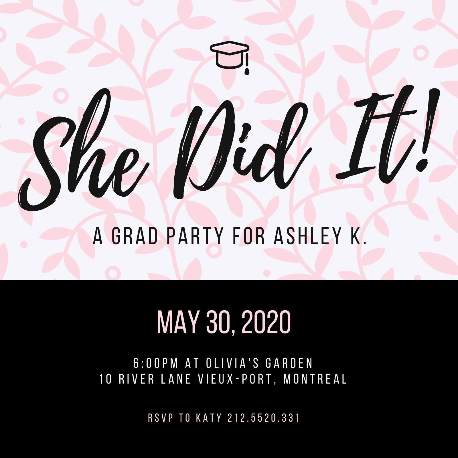 Design Your Own Graduation Invitation Canva