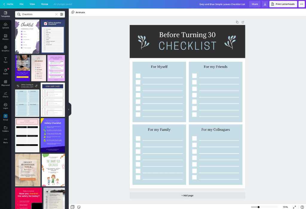 Skapa checklistor och to do-listor med onlineverktyg | Canva