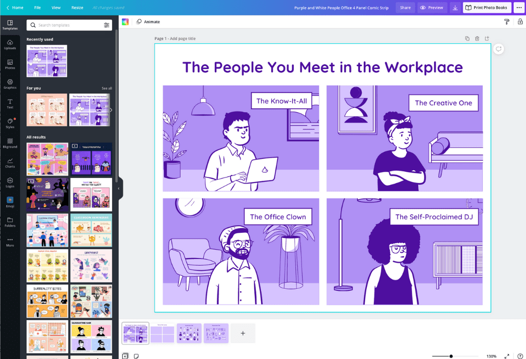 Dise a Tus Propias Historietas Personalizadas Con Canva