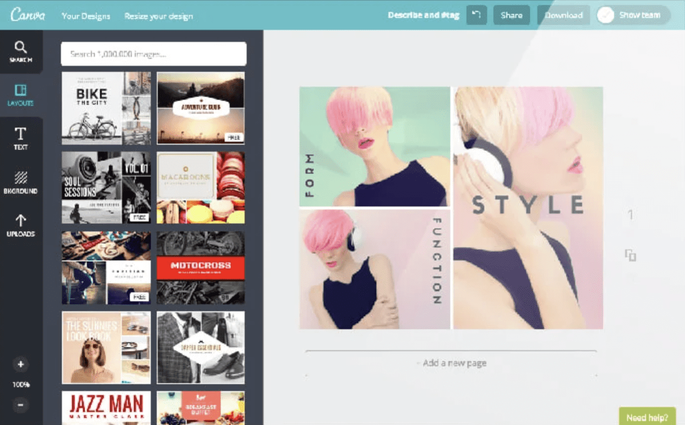Crea Collage Con Foto Di Moda Online Gratis | Canva