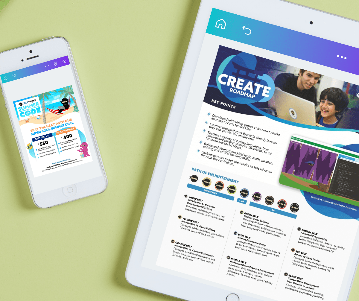 Canva for Enterprise Case Study | Code Ninjas