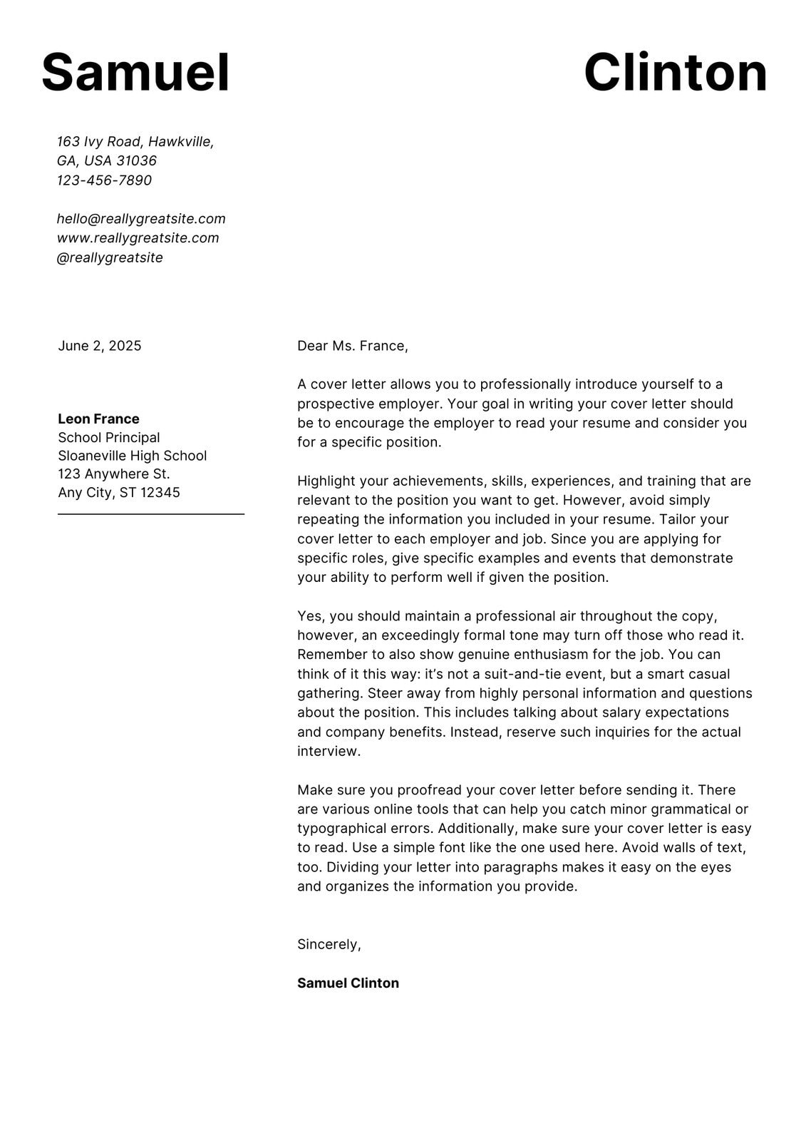 Free Cover Letter Maker Create Custom Cover Letters Canva