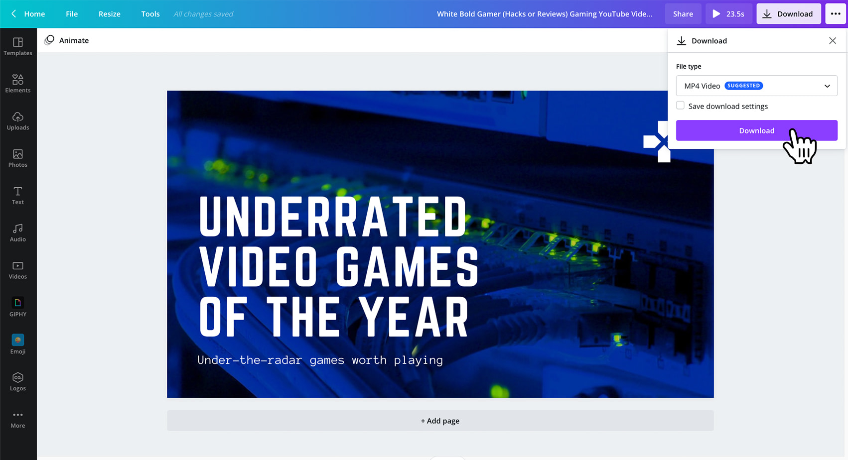 Crea intros de videos de gaming fabulosos gratis | Canva