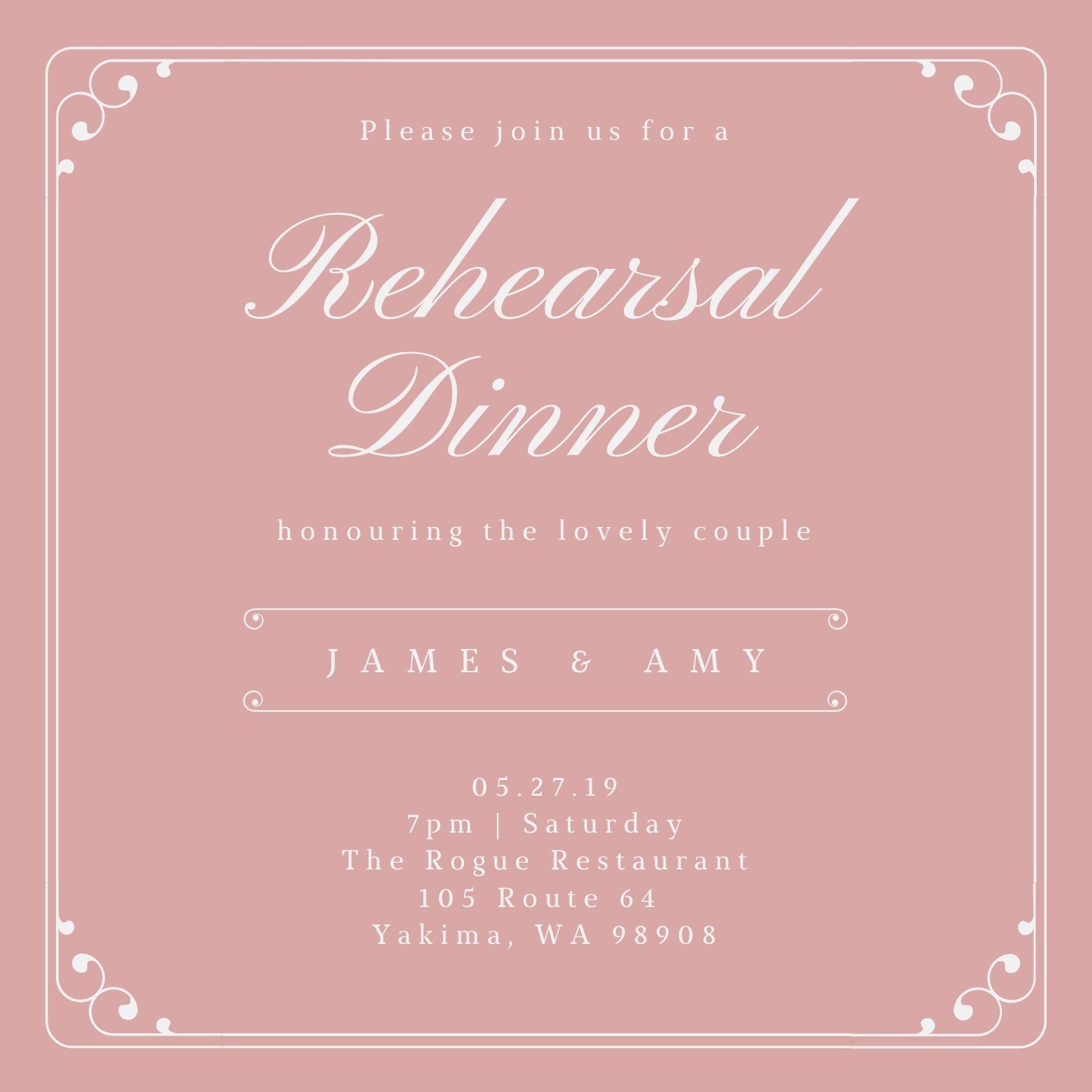 Home Décor Wall Décor Canva Template Digital Download Elegant Invite ...