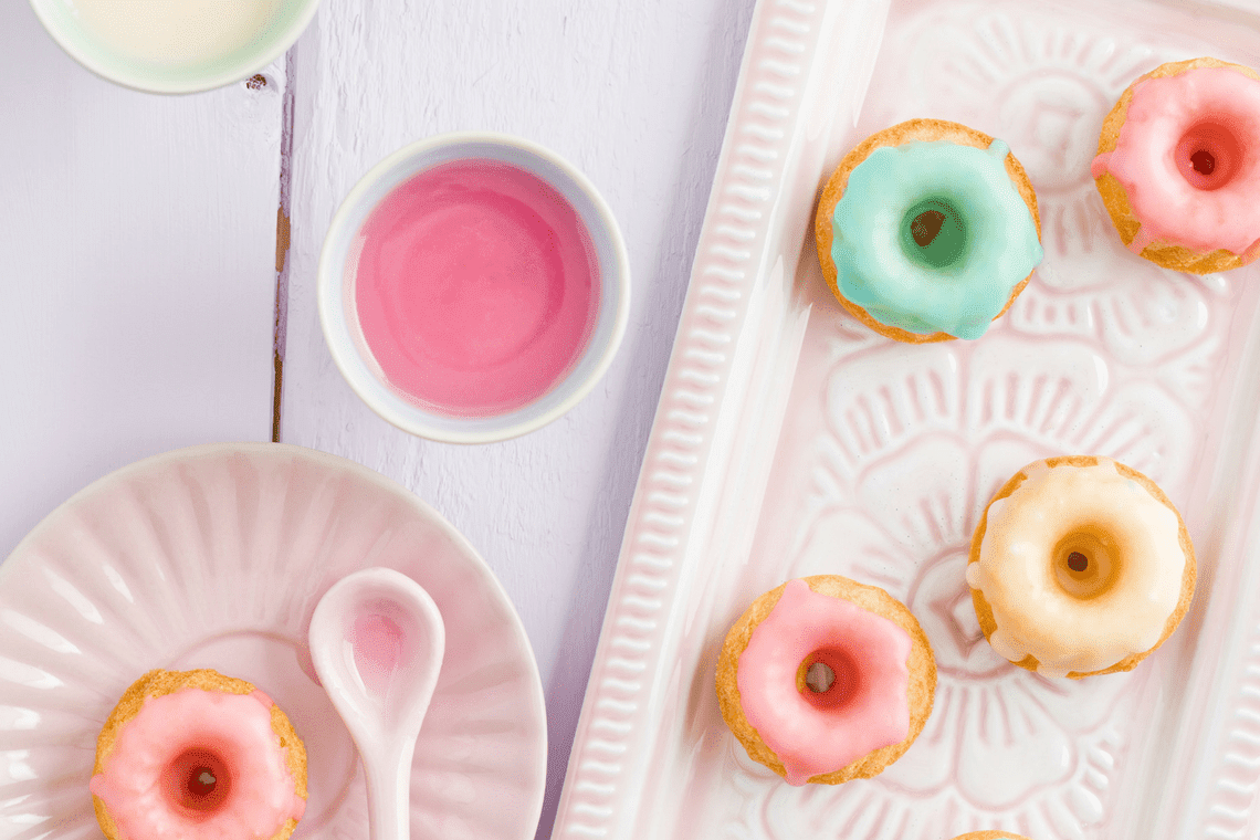 Color Combination Candy-frosted Doughnuts - Canva's Design Wiki
