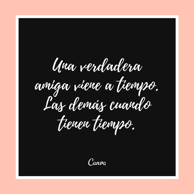 Frases de mejores amigas para regalar sonrisas - Canva