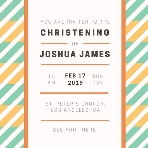 40+ Baptism Design Ideas - Canva