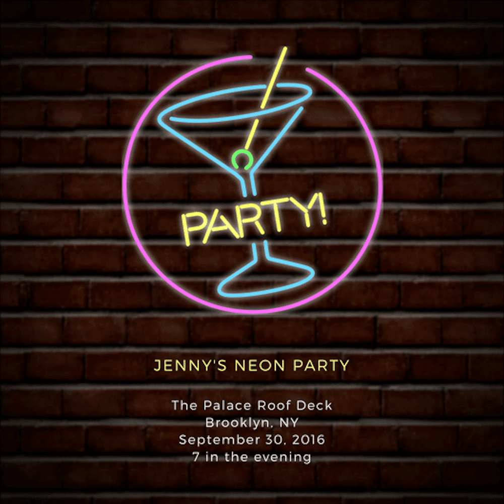 Neon Lights Party Ideas