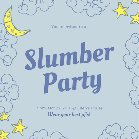 40+ Slumber Party Ideas for Kids - Canva