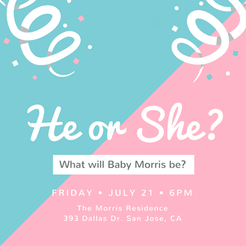 40+ Gender Reveal Ideas - Canva