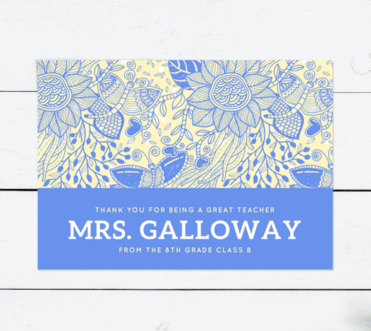 30+ Thank You Card Ideas - Canva