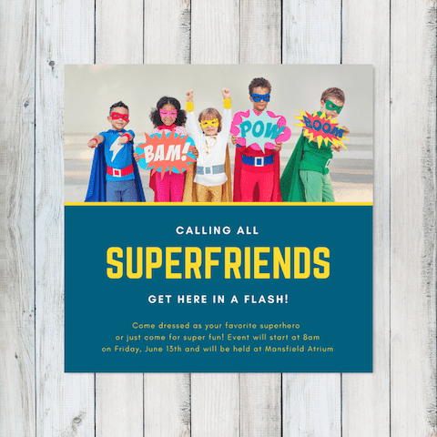 30+ Superhero Party Ideas - Canva