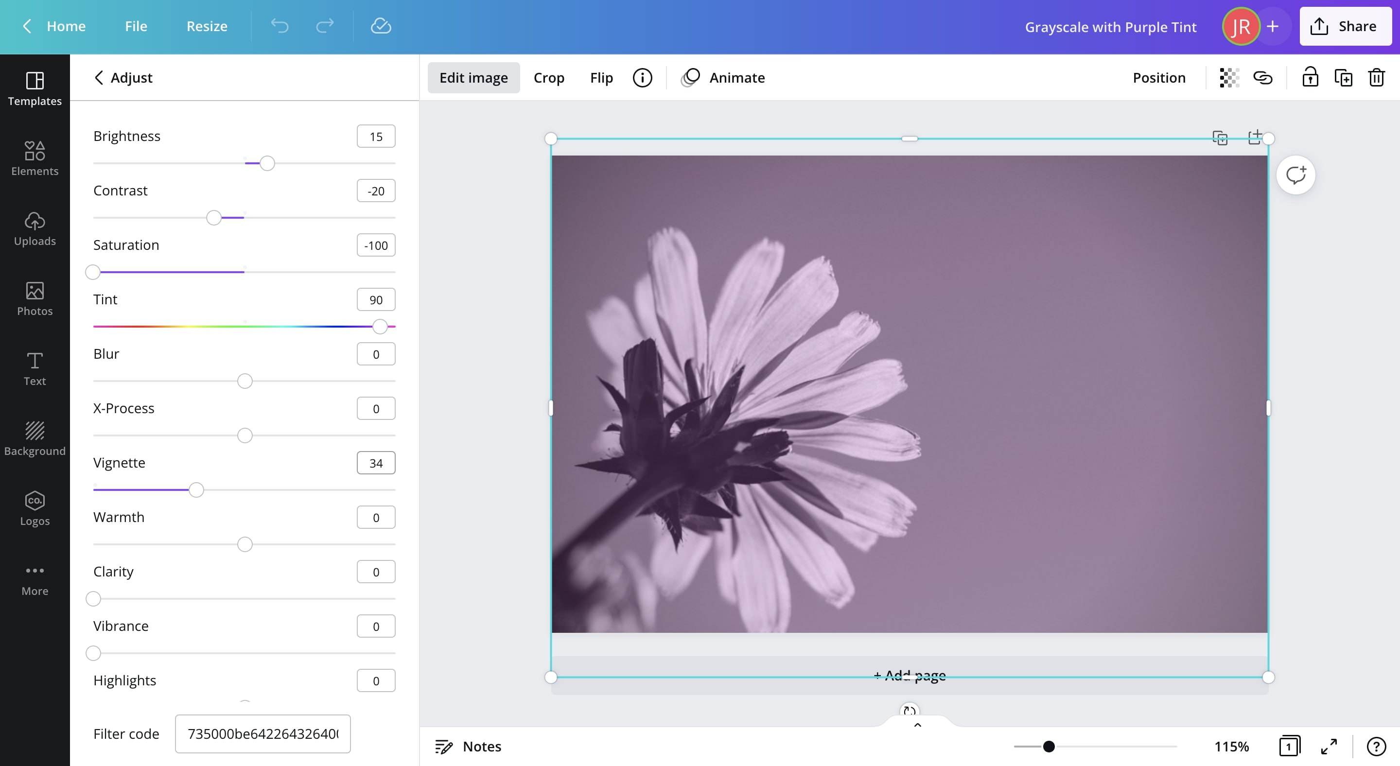 Enhance Canva pictures to achieve brand consistency