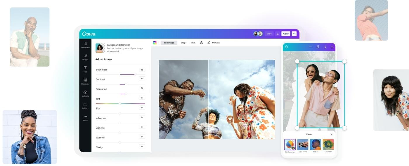 Editable Template Spring Instagram Posts Colorful Social Media Design 