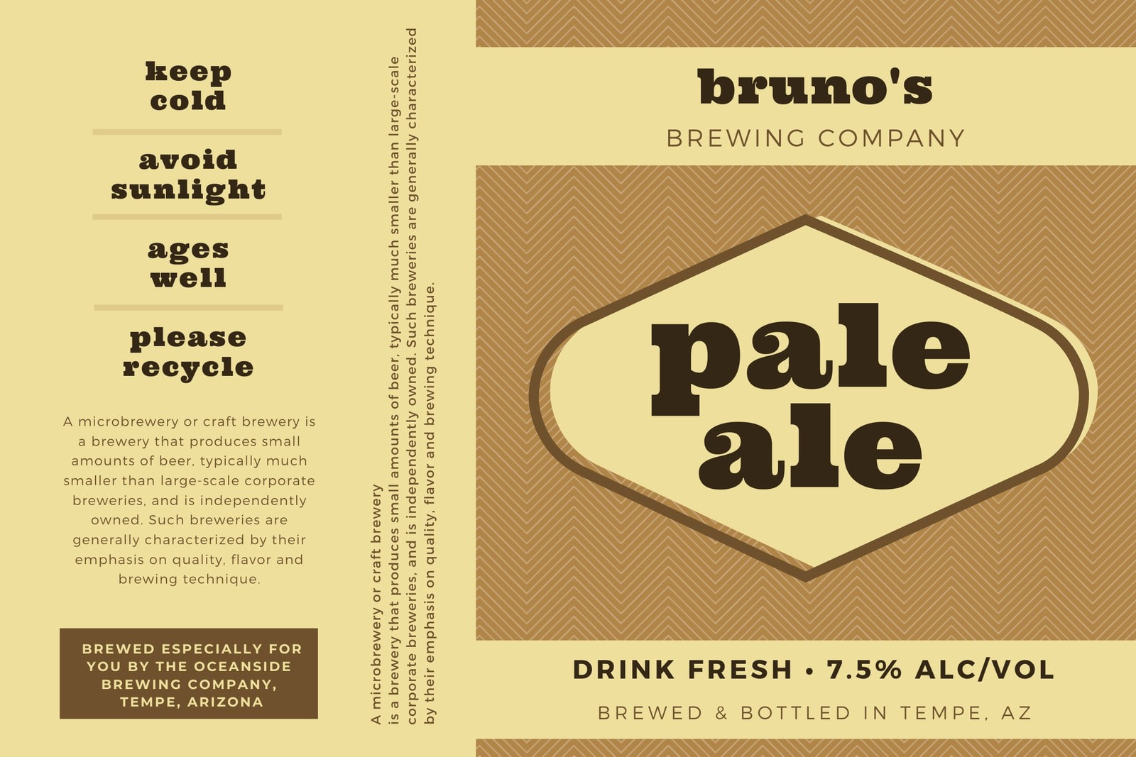 Free Online Beer Label Maker: Design a Custom Beer Label - Canva