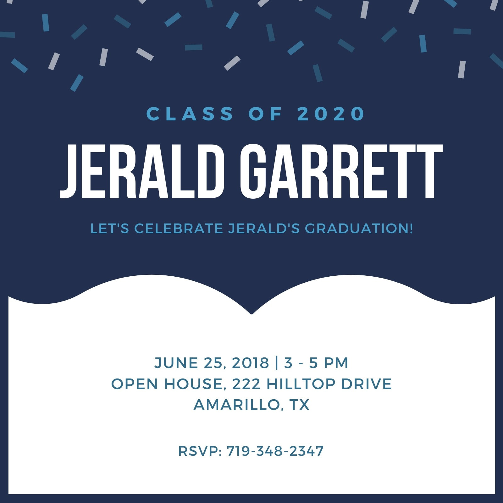 Design Your Own Graduation Invitation - Canva