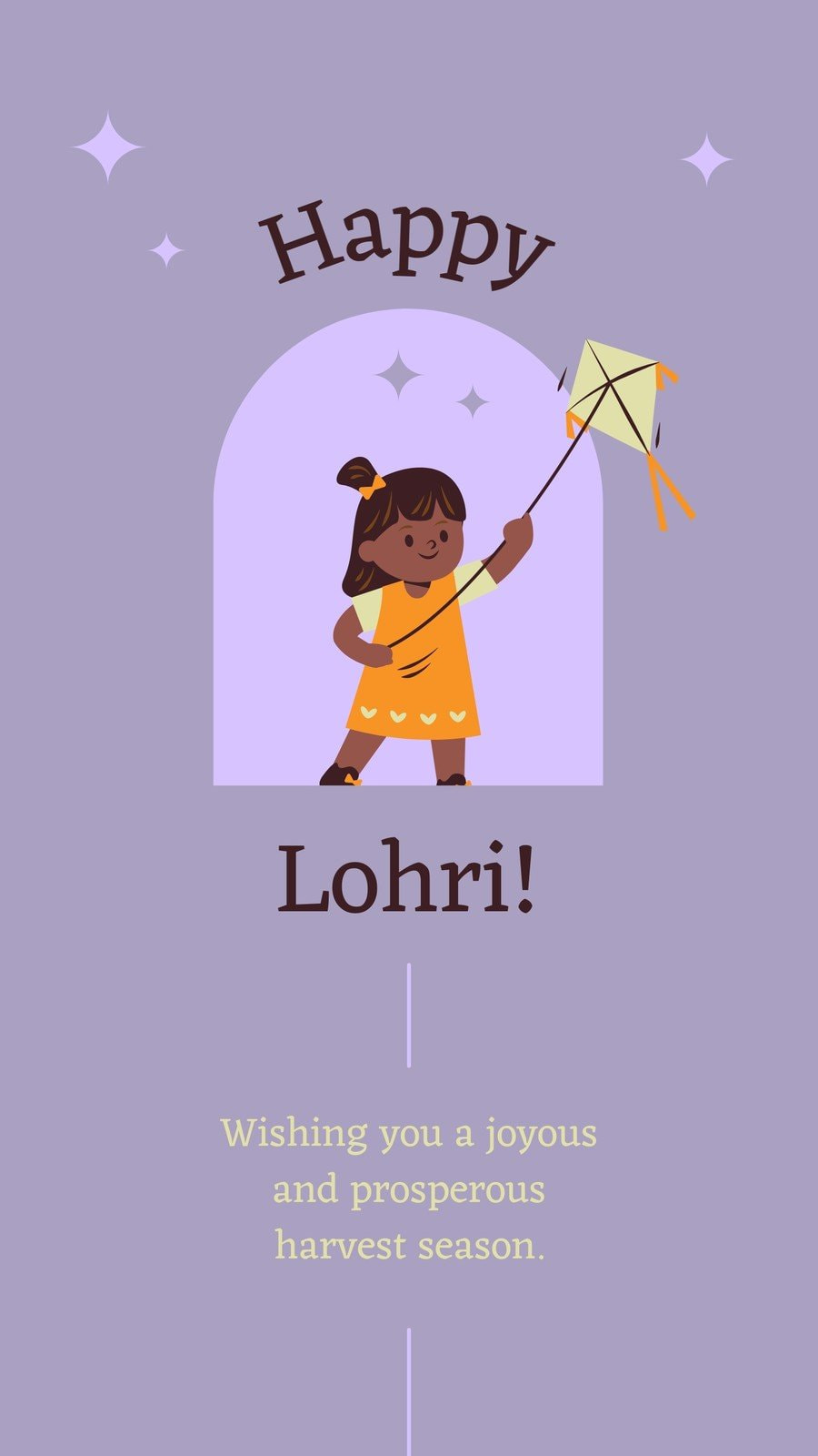 Make Custom Lohri Cards Online for Free with Canva