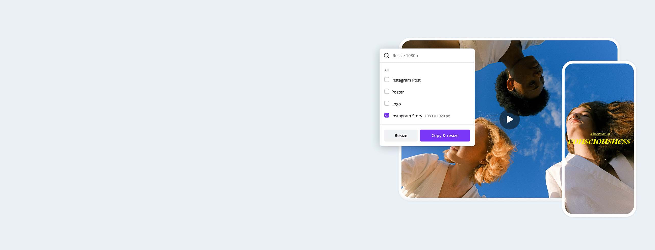 Video Resizer One click Video Resize Online Canva