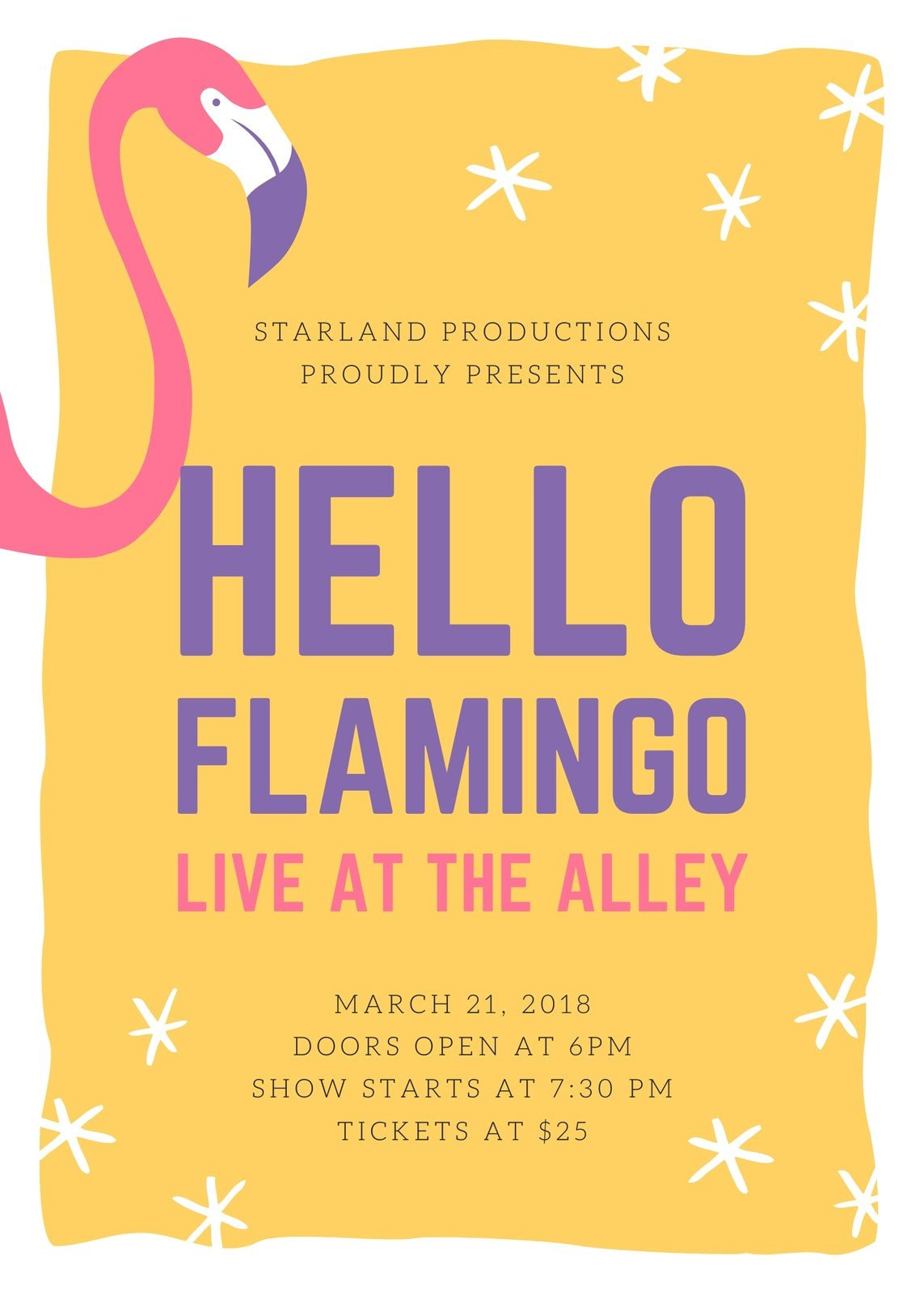 Design Custom Band Flyers And Promote Your Band - Canva