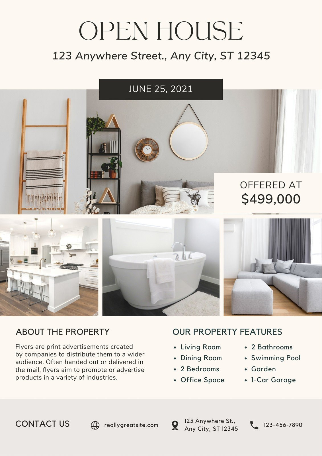 Design Custom Real Estate Flyers With Our Free Layouts