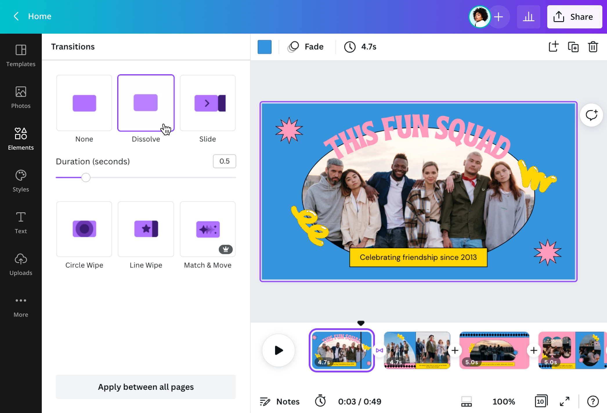 Como Usar As Transi es De V deos Do Canva Post Ideal