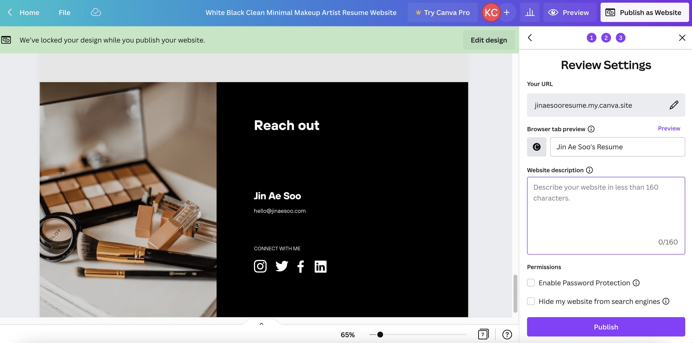 A Guide to Creating a Canva Resume Website | Canva