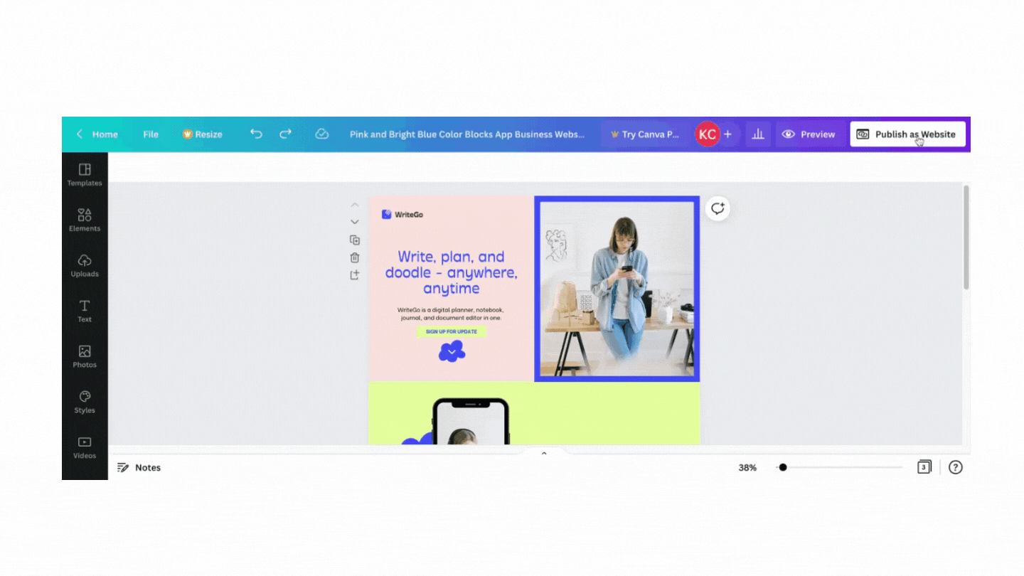 How To Make The Perfect Landing Page In 5 Easy Steps Canva ZOHAL