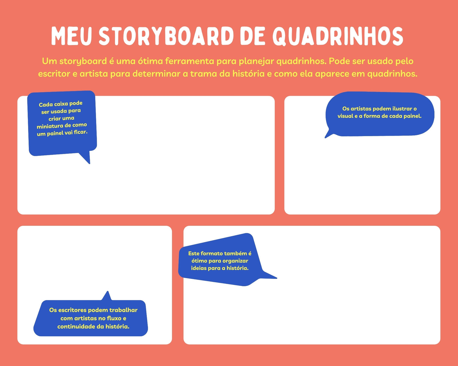 Criar storyboard - Canva