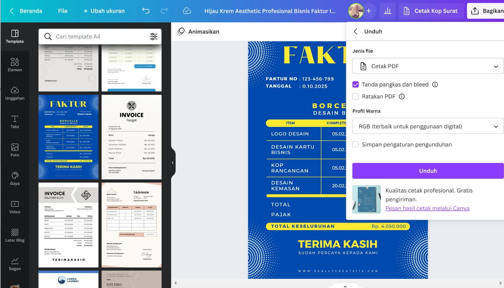 Membuat PDF Gratis Buat PDF Dan Konversi File Secara Online Canva