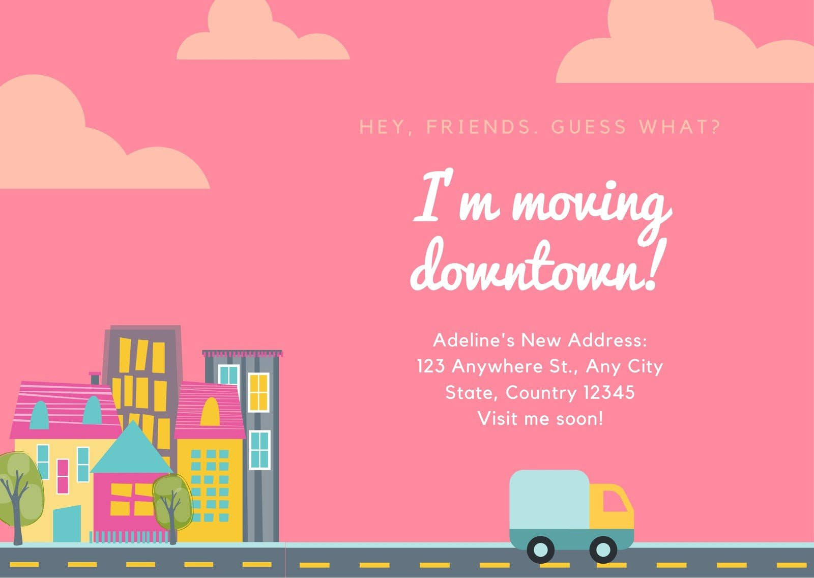 Make Your Own Change of Address Cards