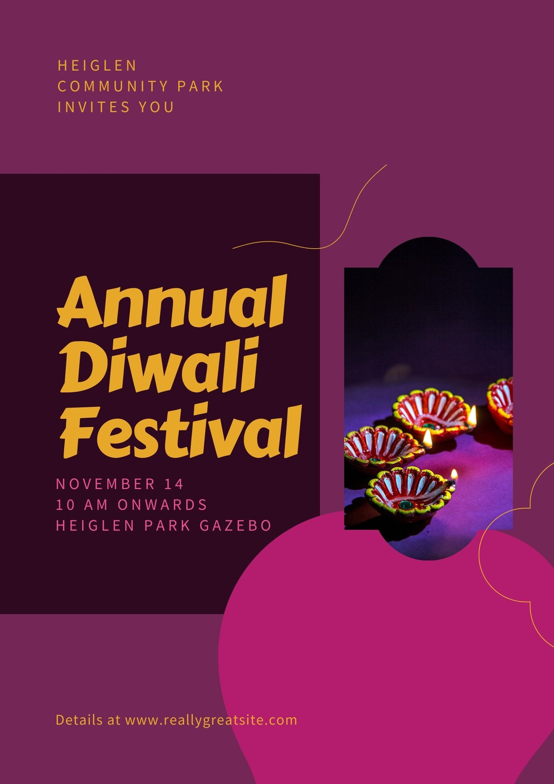 Design Diwali Posters (Free!) Online with Canva